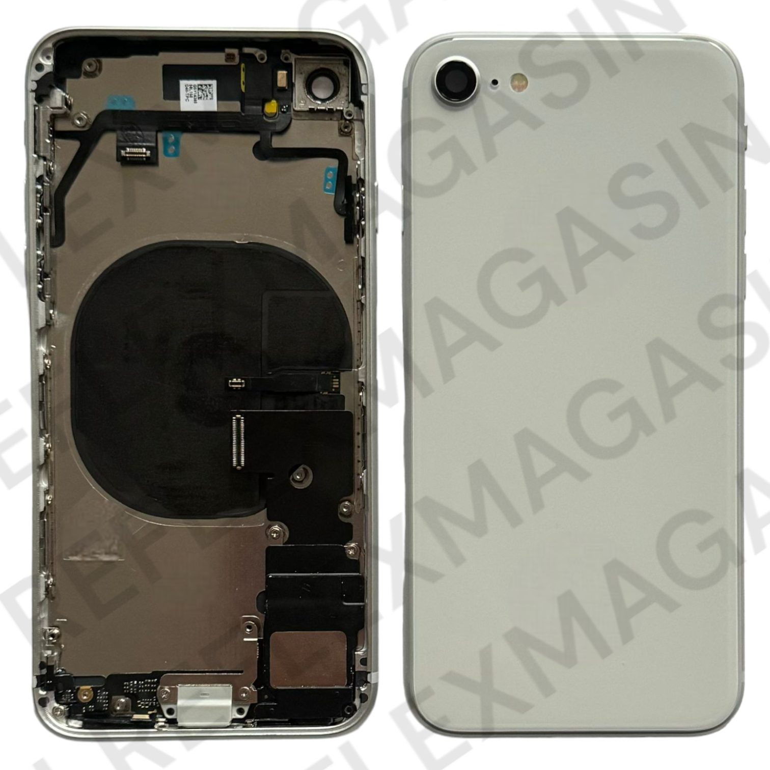 Châssis arrière - iPhone 8 - Pré-monté avec composants