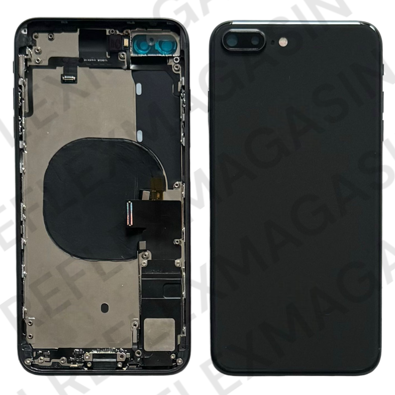 Châssis arrière - iPhone 8 Plus - Pré-monté avec composants